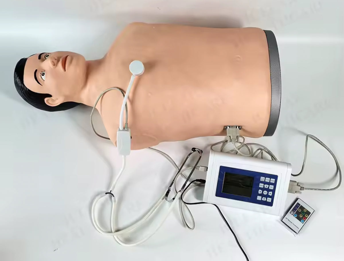 Simulador de palpación cardiopulmonar Avanzado en eléctrico con monito ...